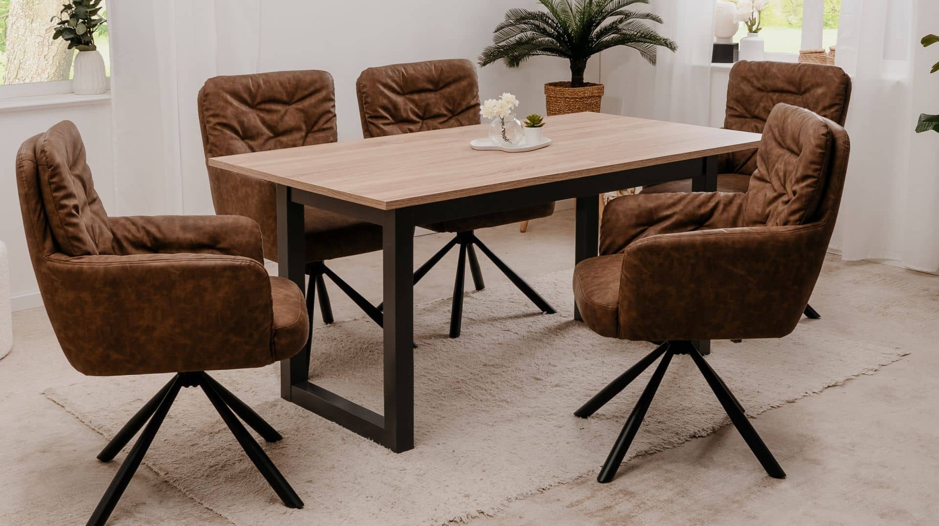 Esstisch 200 - 240 ausziehbar Artisan Eiche - DENVER