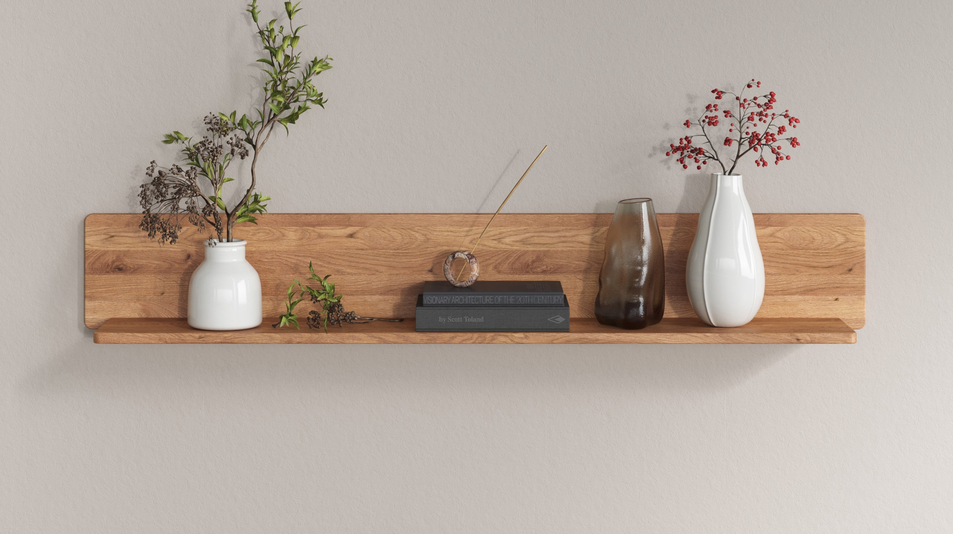 Wandboard Eiche Massiv